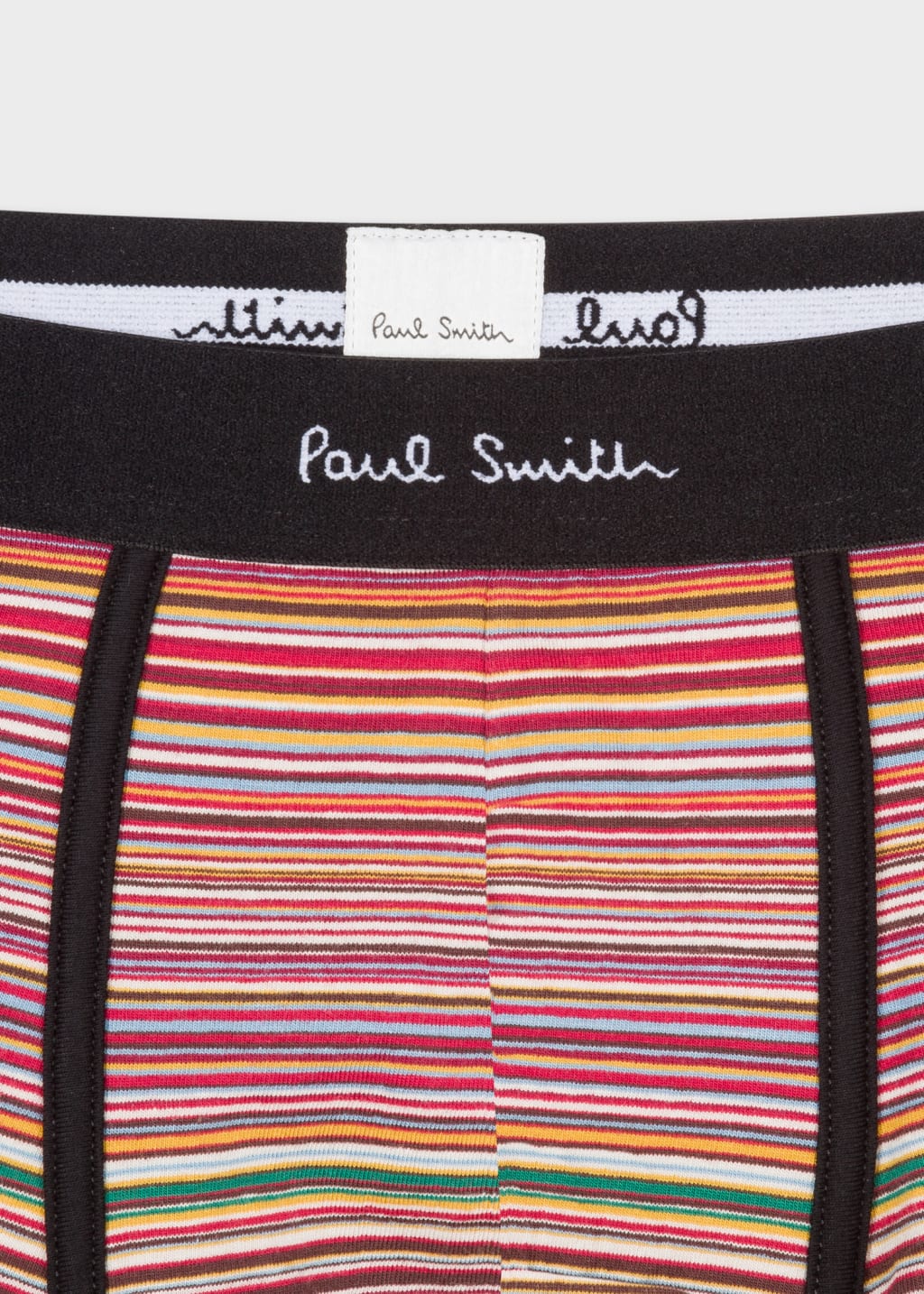 'Signature Stripe' Organic-Cotton Low-Rise Boxer Briefs