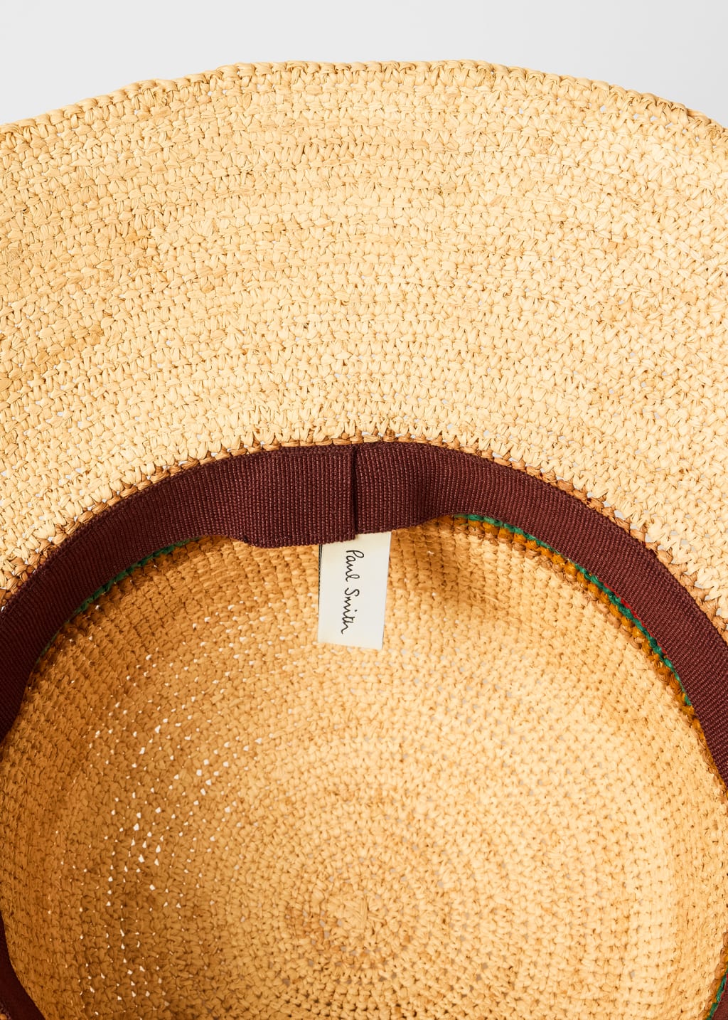 Women's Straw 'Signature Stripe' Sun Hat