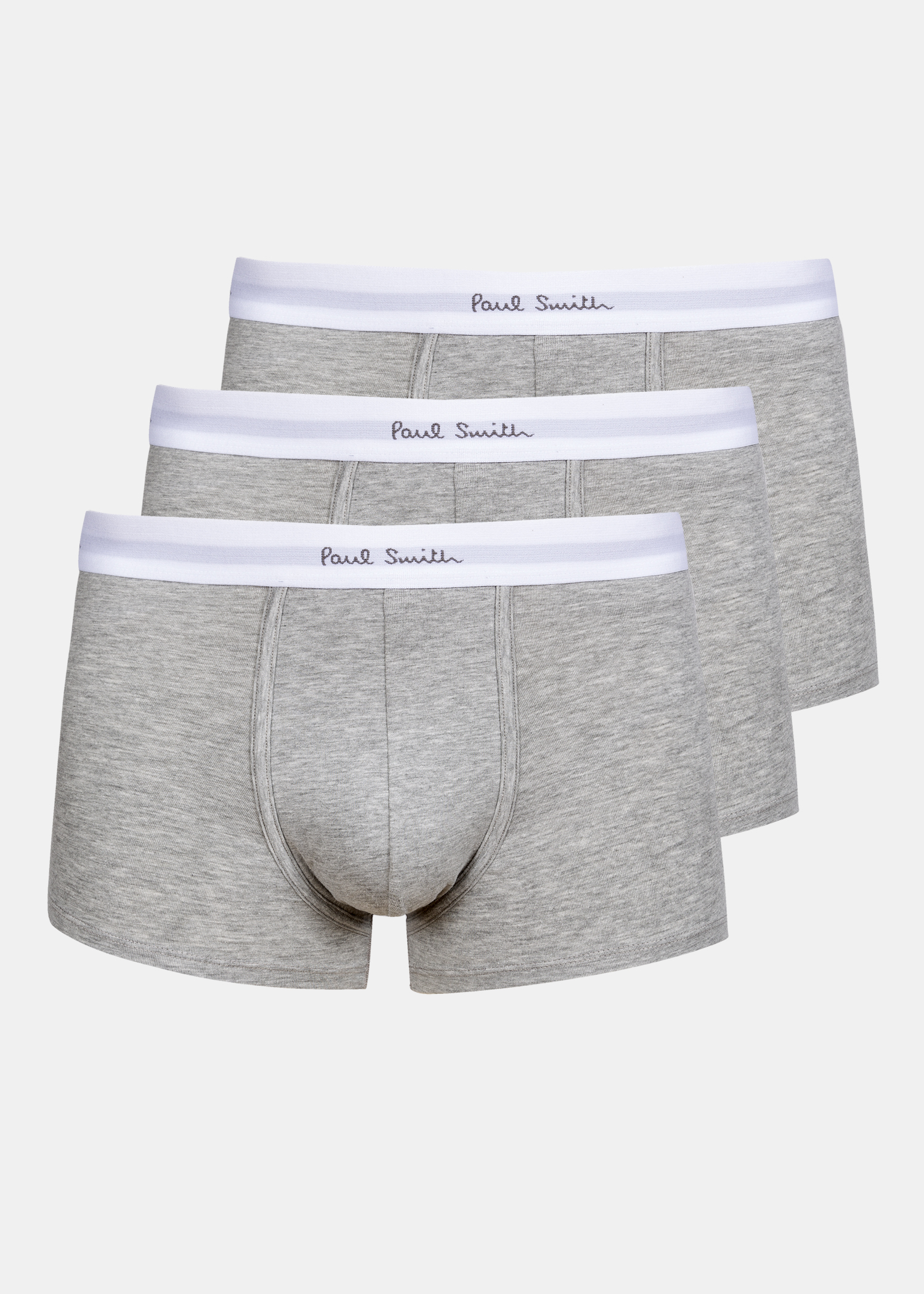Paul Smith Grey Marl Low-Rise Boxer Briefs Three Pack | King's Cross
