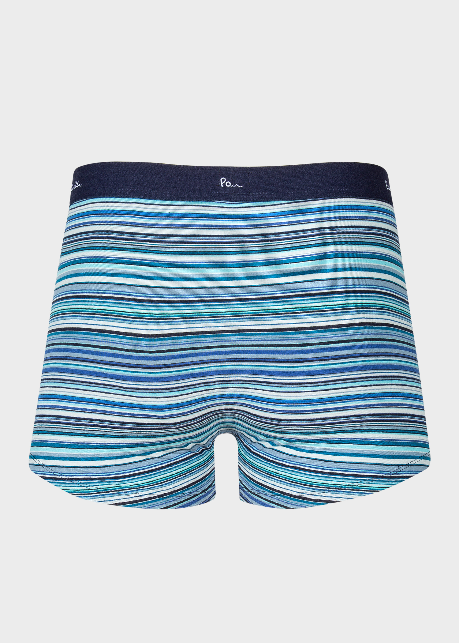 Paul Smith Blue 'Signature Stripe' Low-Rise Boxer Briefs Three Pack ...
