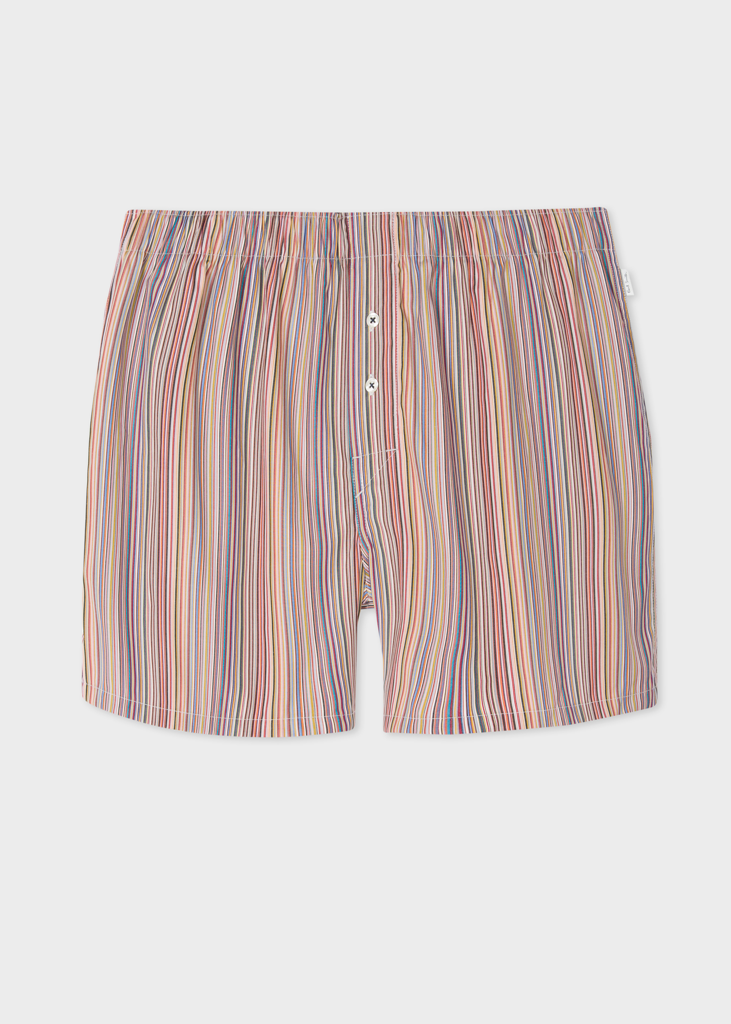 'Signature Stripe' Cotton Boxer Shorts
