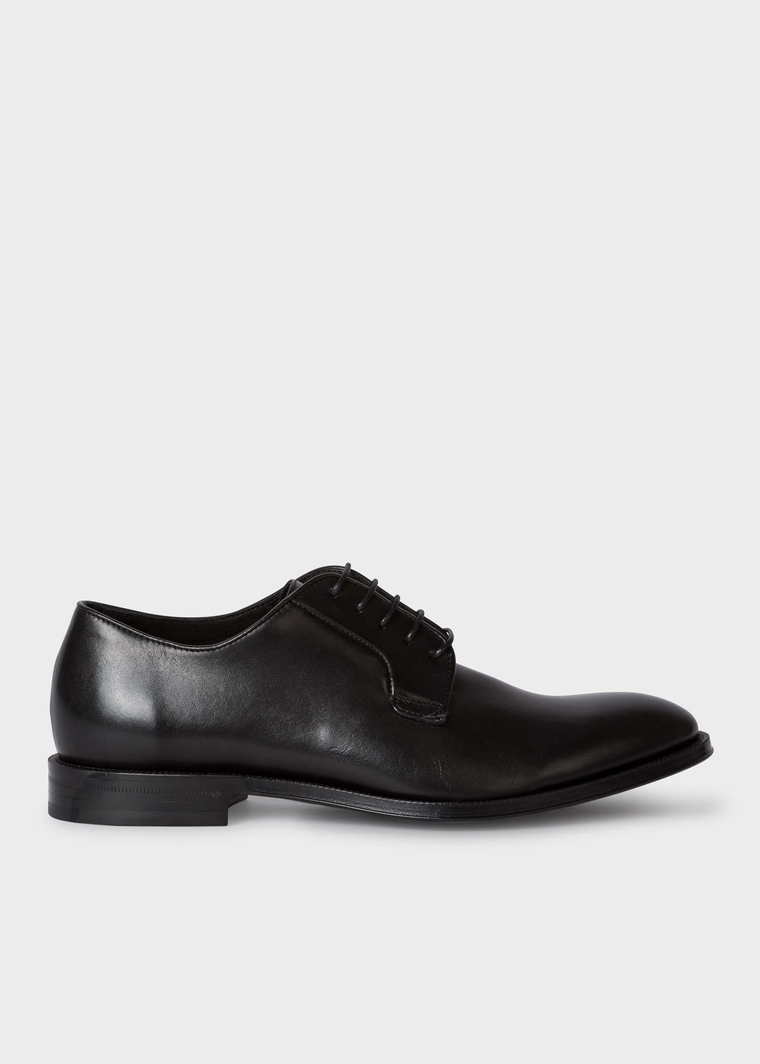 Men's Black Leather 'Chester' Flexible Travel Shoes