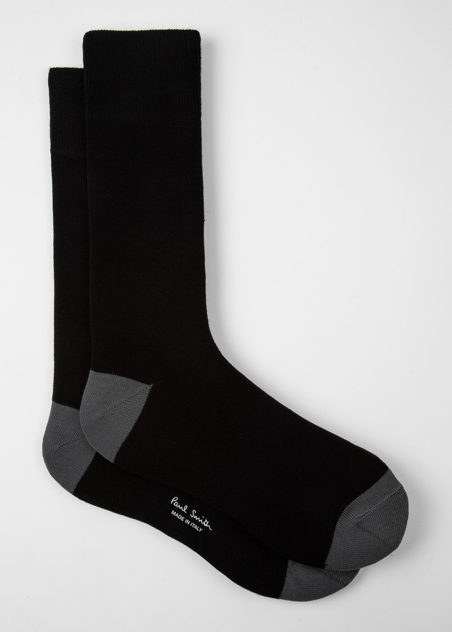 Men's Black and Grey Socks