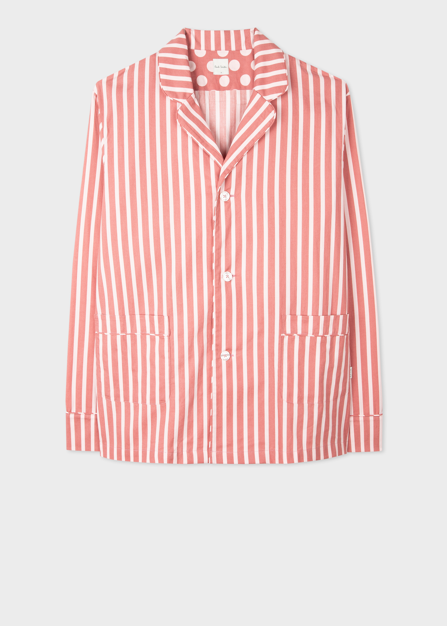 Red Stripe Cotton Pyjama Top