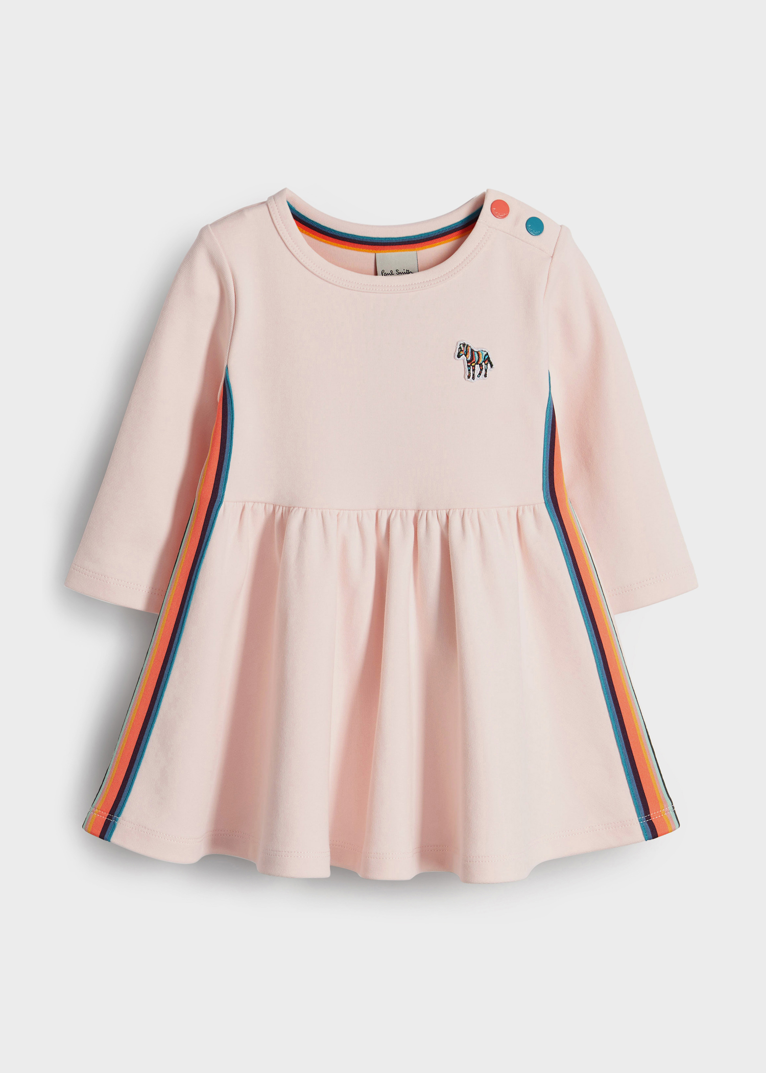 Babies Pink 'Artist Stripe' Ponte Dress