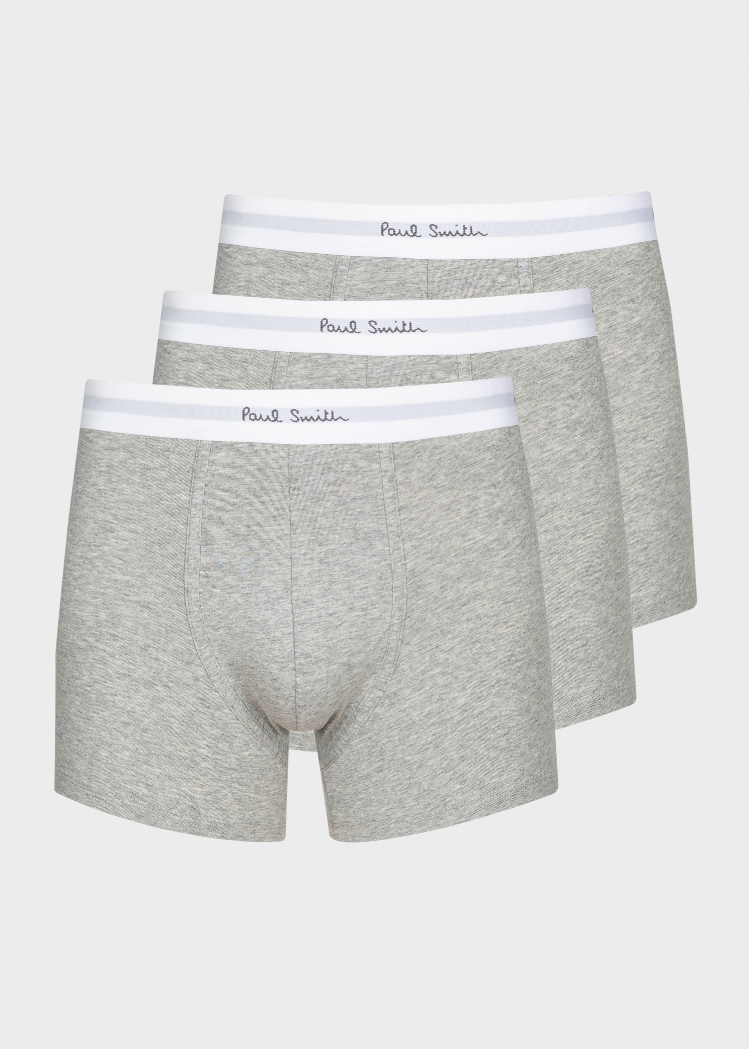 Long Grey Boxer Briefs Three Pack
