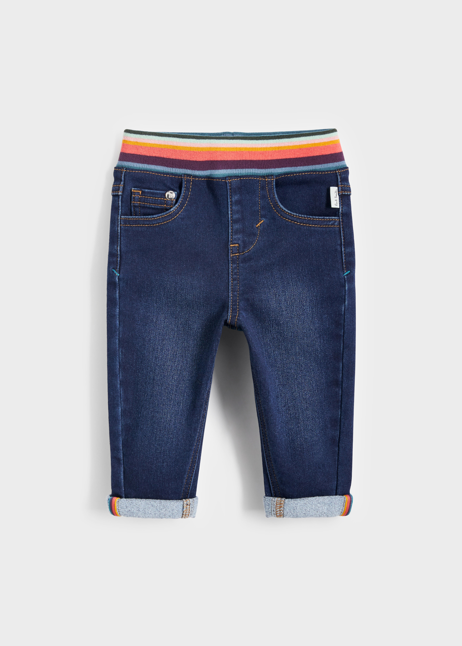 Babies Indigo Cotton-Stretch Jeans