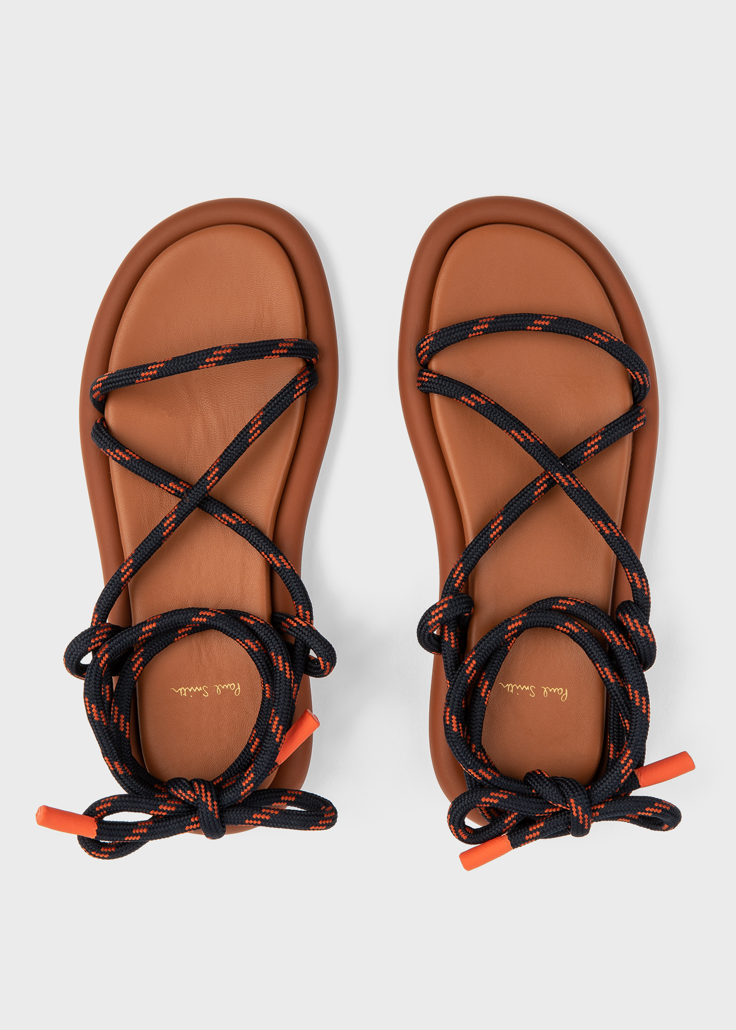 Paul Smith Women's Tan 'Mae' Rope Sandals | King's Cross