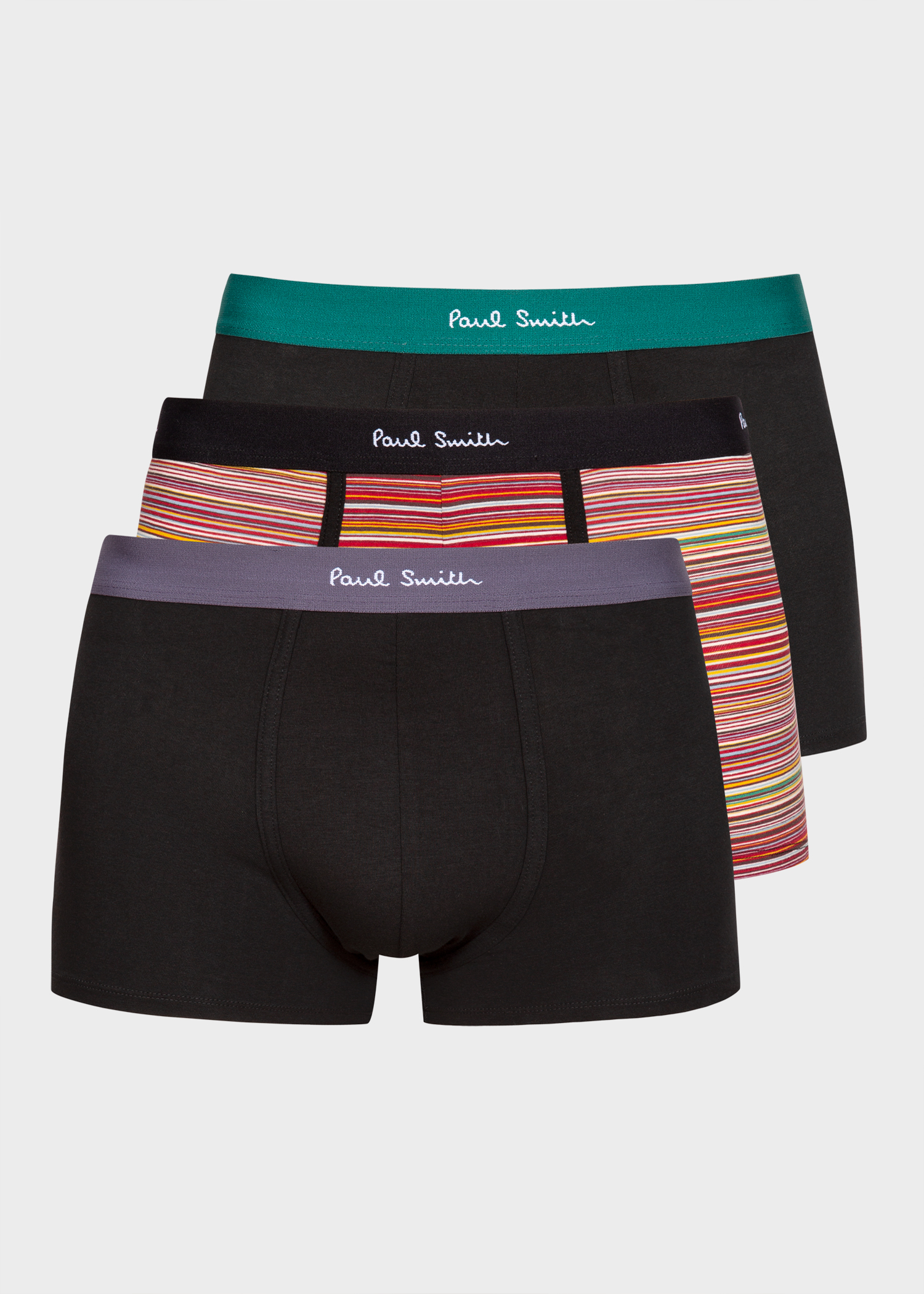 Men's 'Signature Stripe' Mixed Boxer Briefs Three Pack