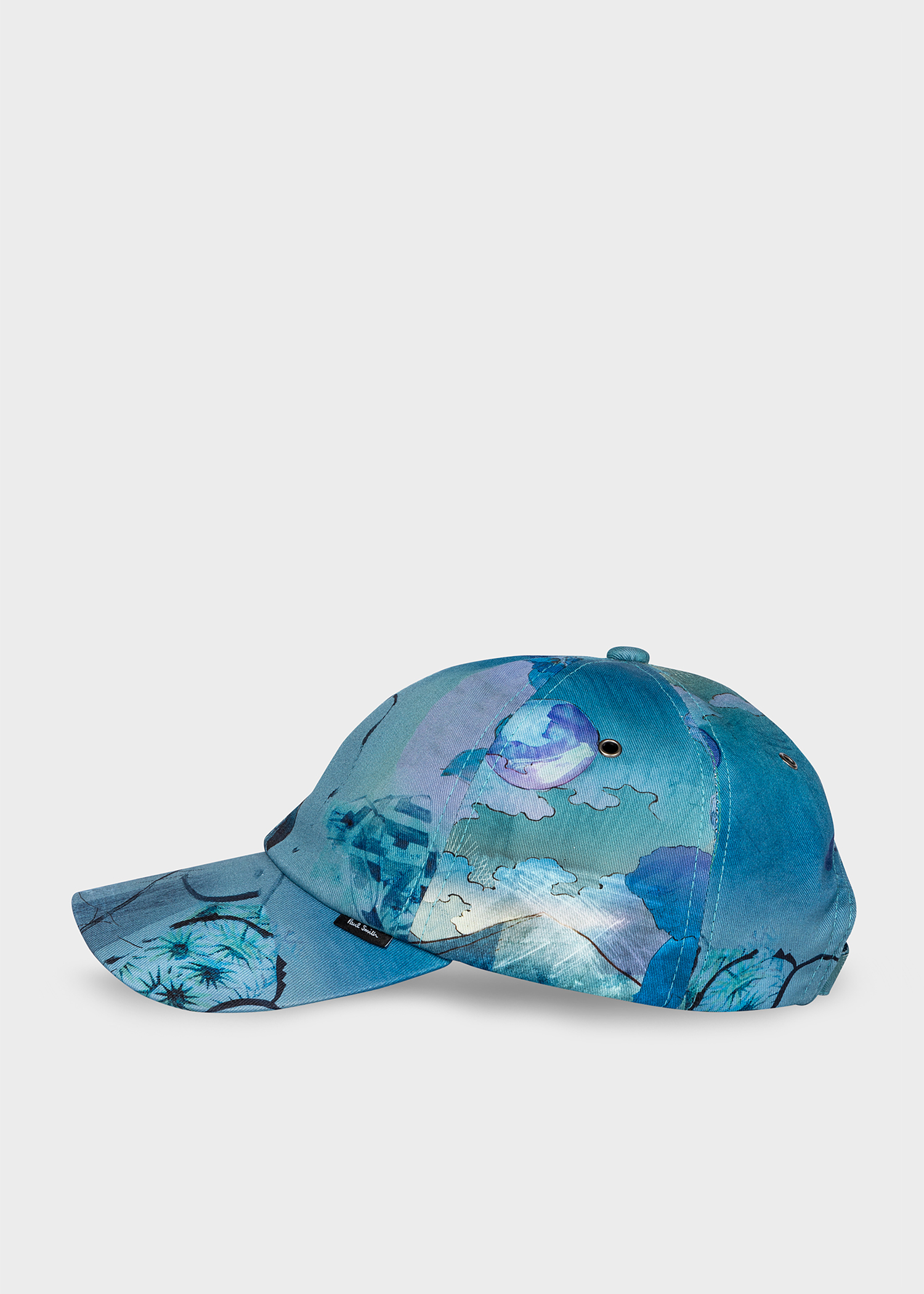 Blue 'Narcissus' Cotton Cap