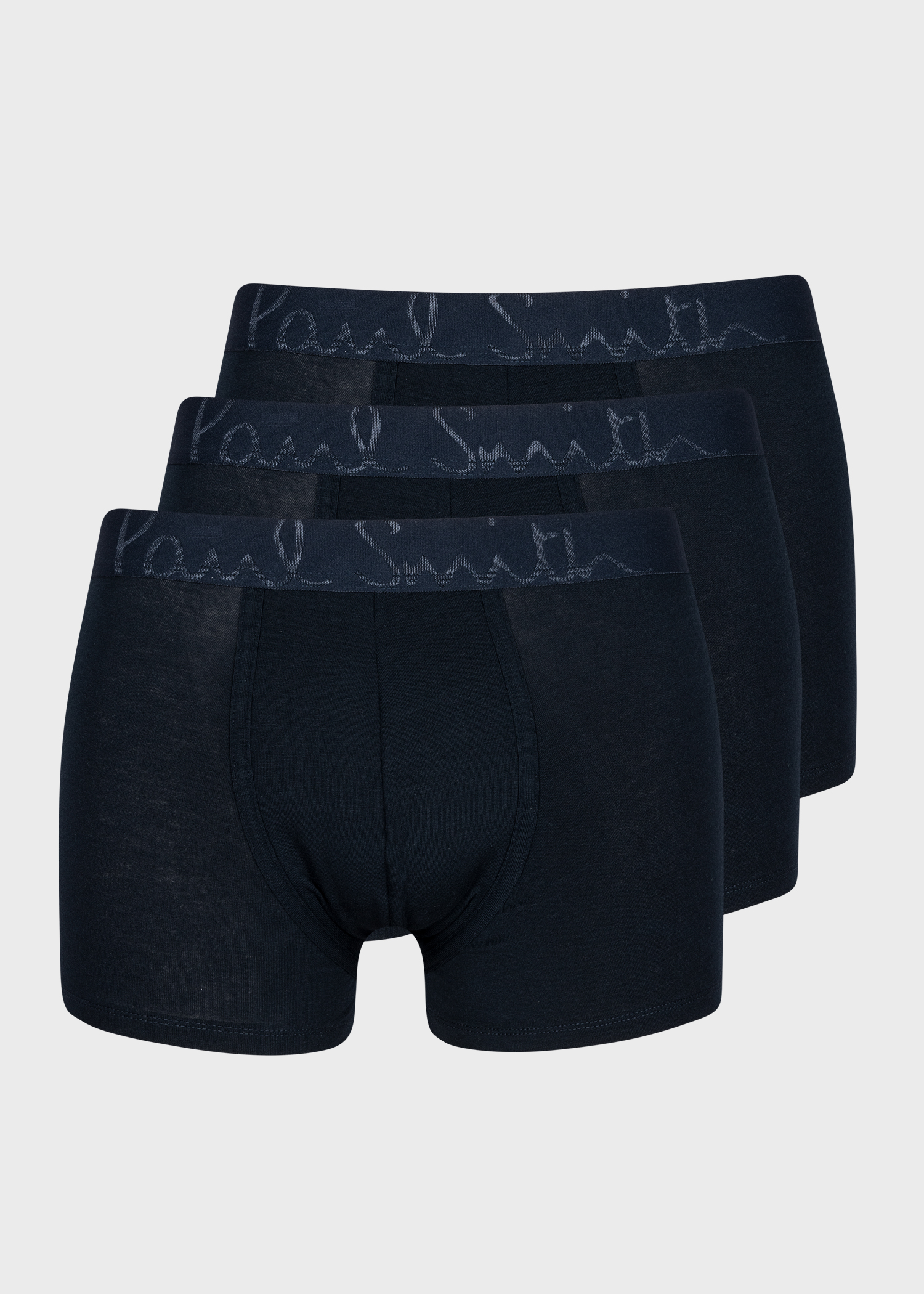 Paul Smith Navy Comfort Boxer Briefs Three Pack | King's Cross