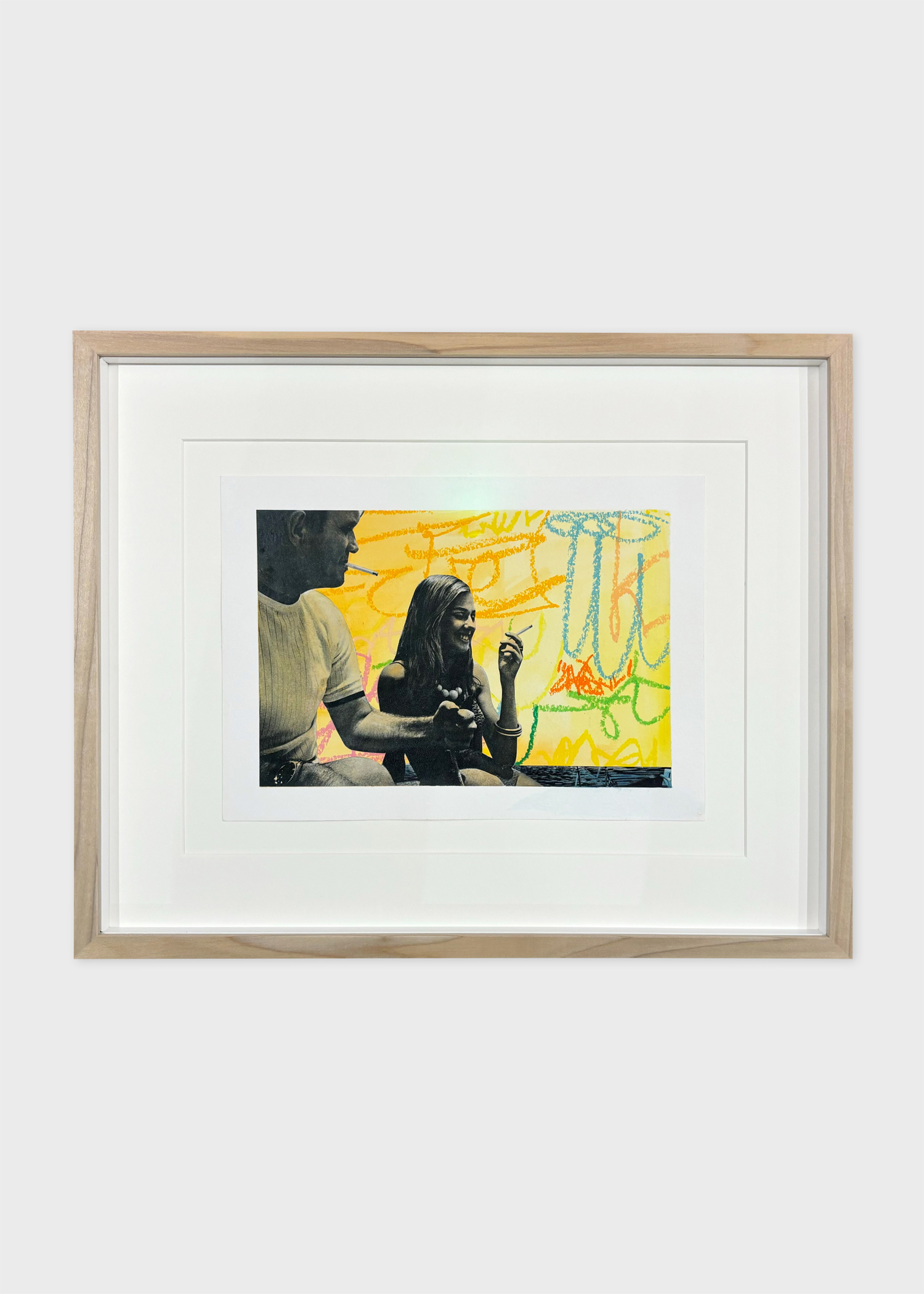 'Happily Lost at Sea' 2023, Original Framed Artwork by Harry Cartwright