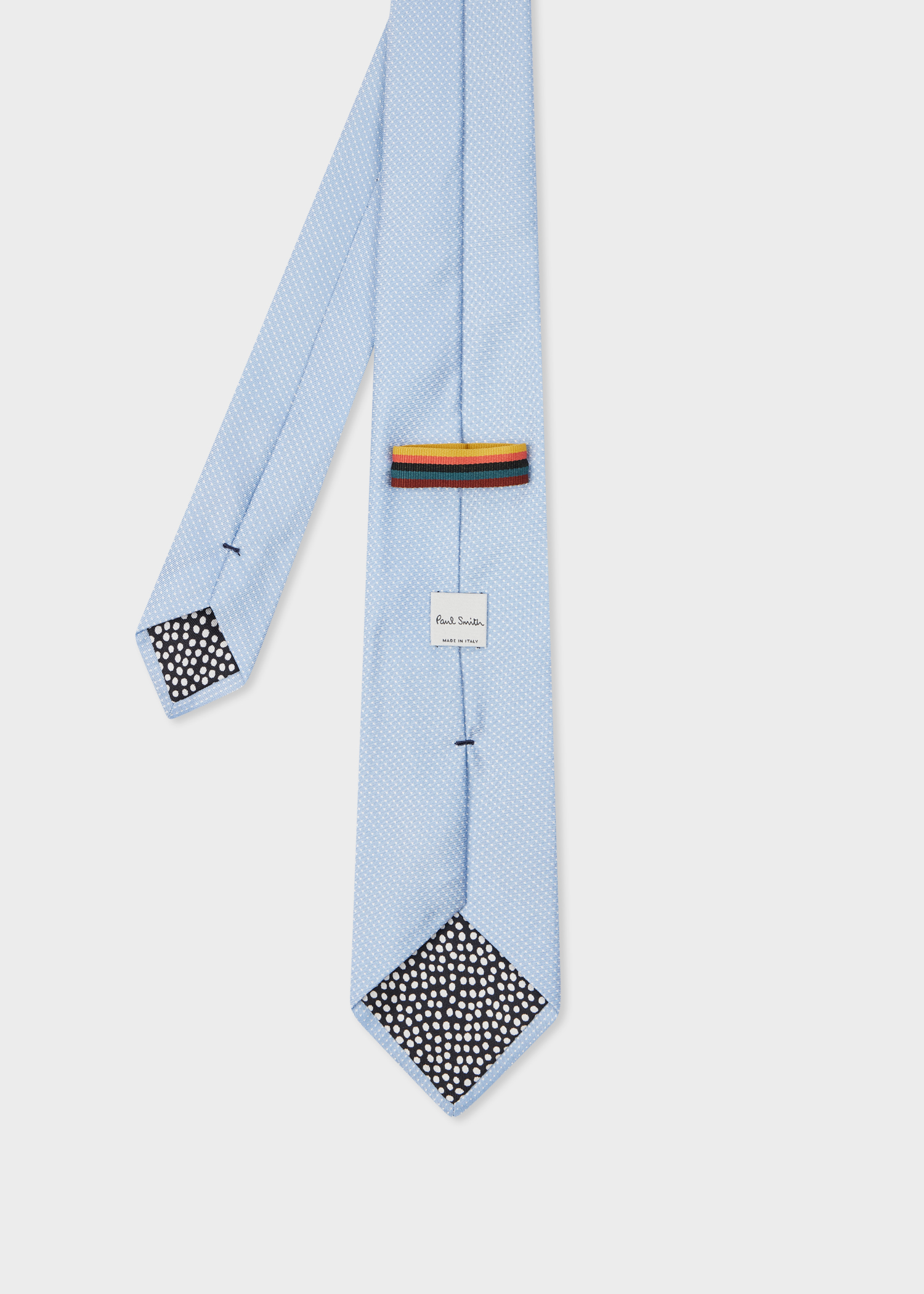 Paul Smith Sky Blue Mini Dot Silk Tie | King's Cross
