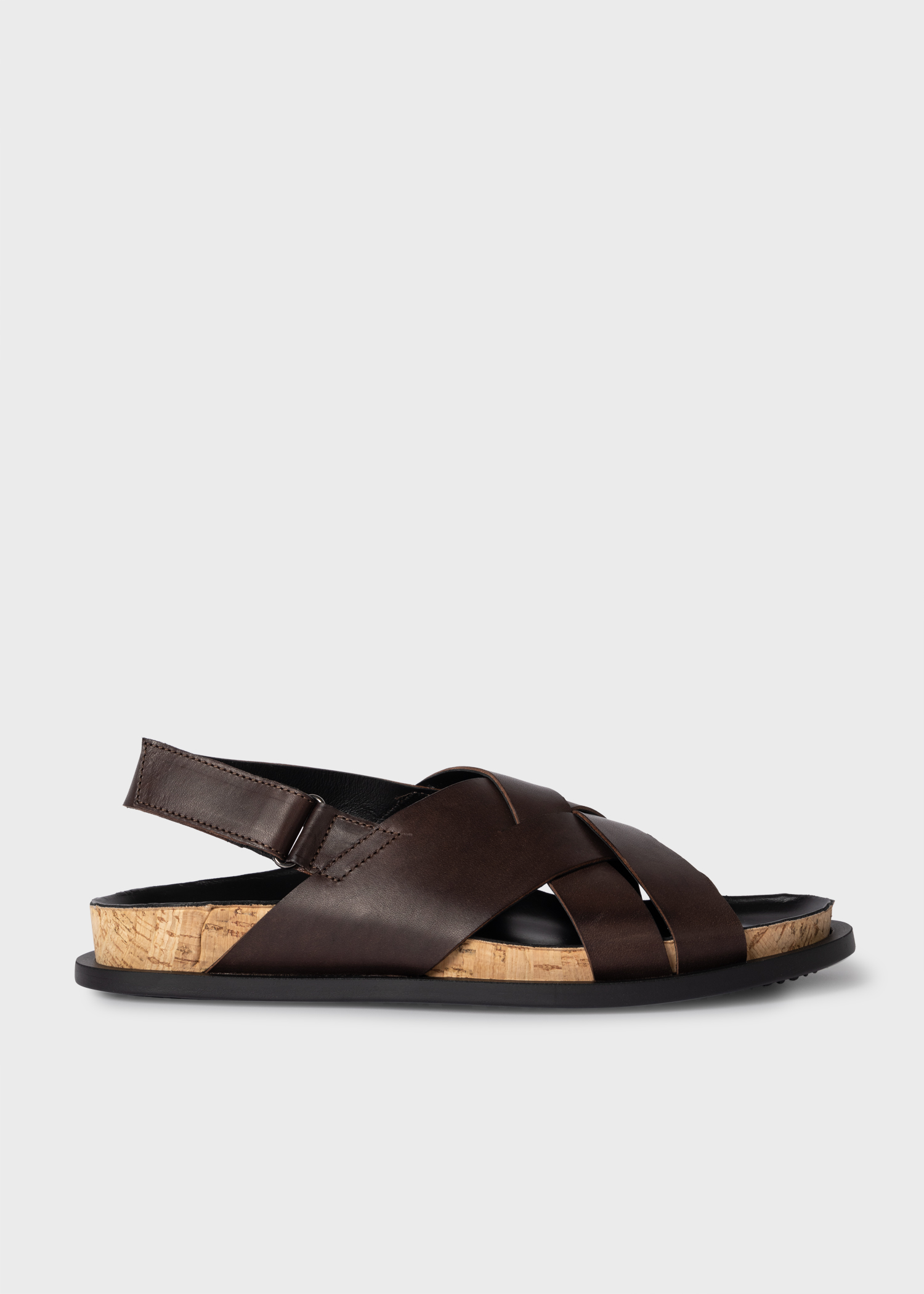 Paul Smith Dark Brown Leather 'Paros' Sandals | King's Cross