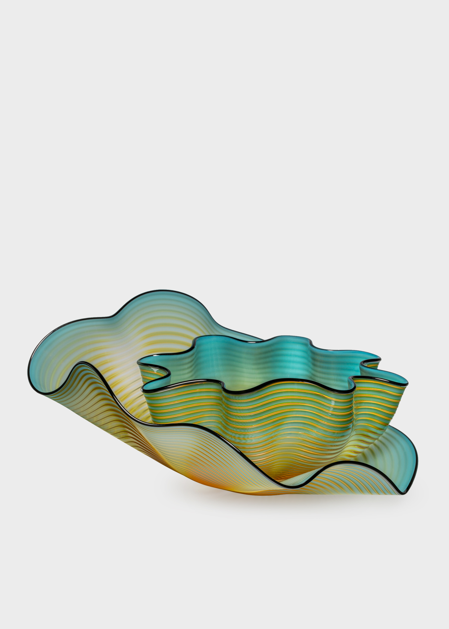 'Blue Topaz Seaform' Studio Edition, 2024 by Dale Chihuly