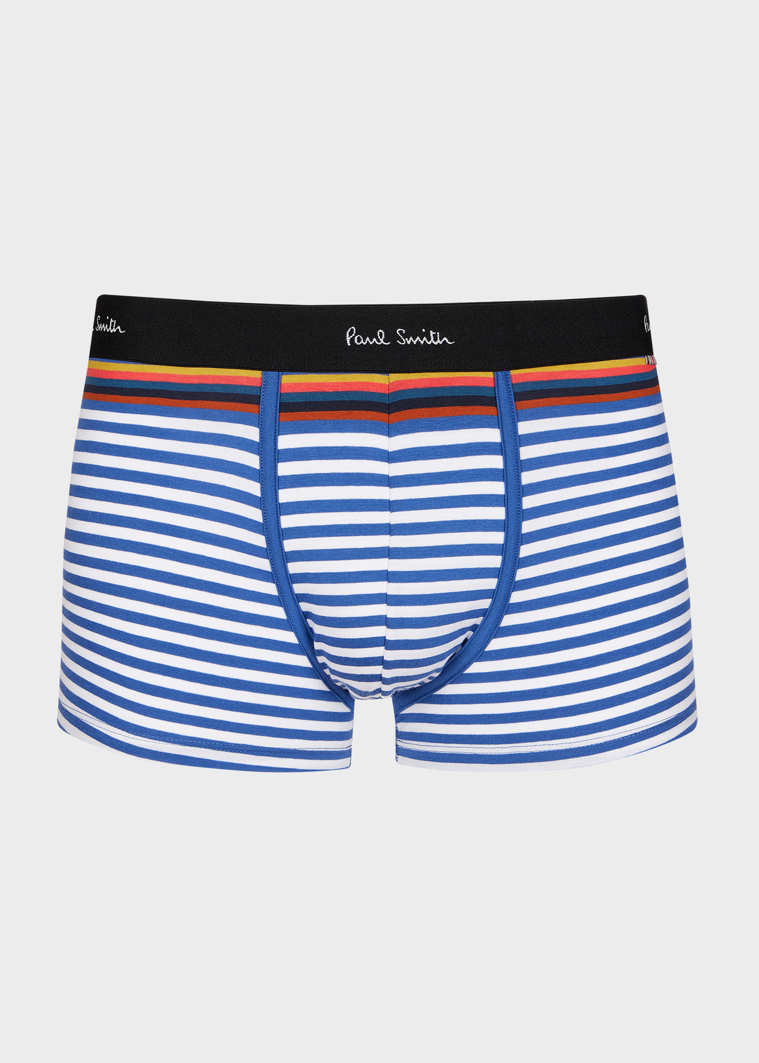 Paul Smith Blue and White Stripe Low-Rise Boxer Briefs | King's Cross