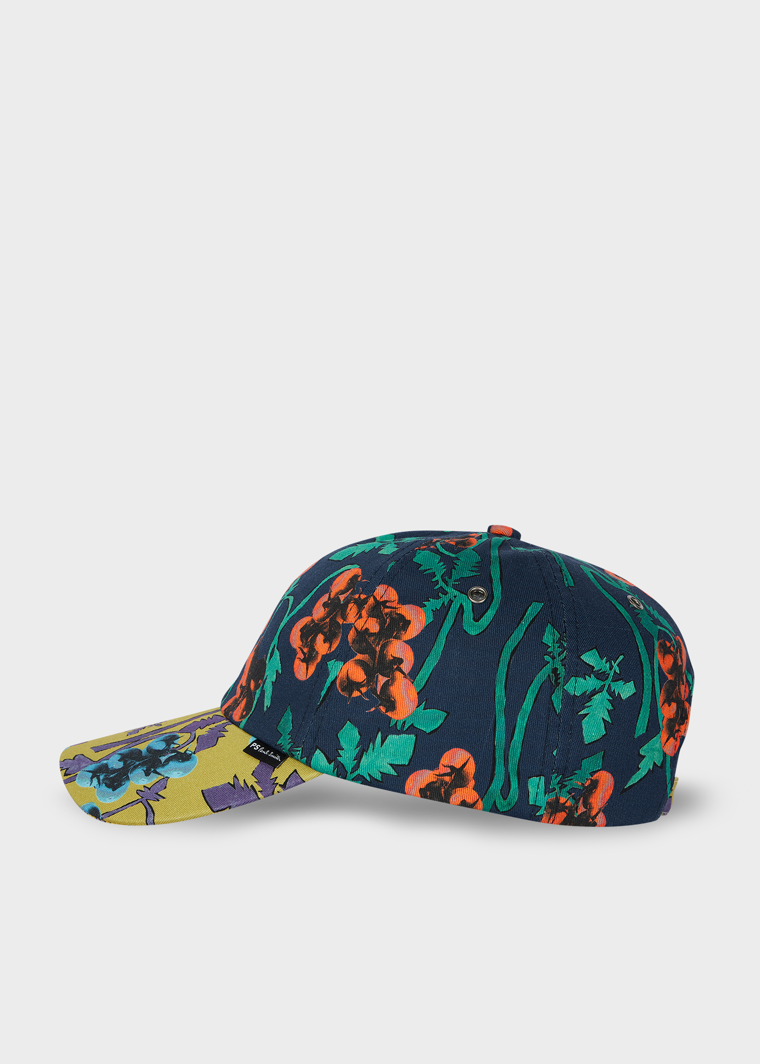 Blue Cotton 'Tomato Vine' Cap