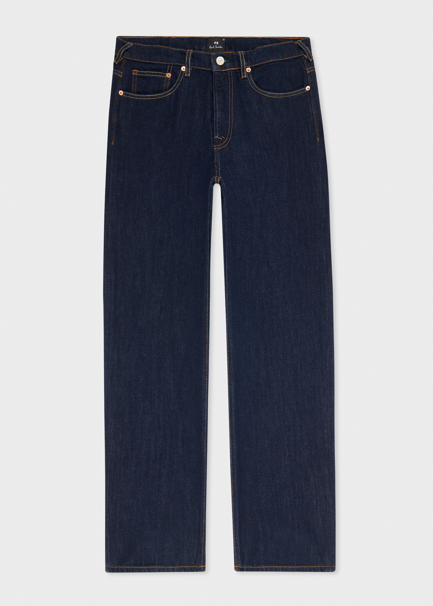 Men's Relaxed-Fit Indigo Rinse 'Organic Authentic Twill' Jeans