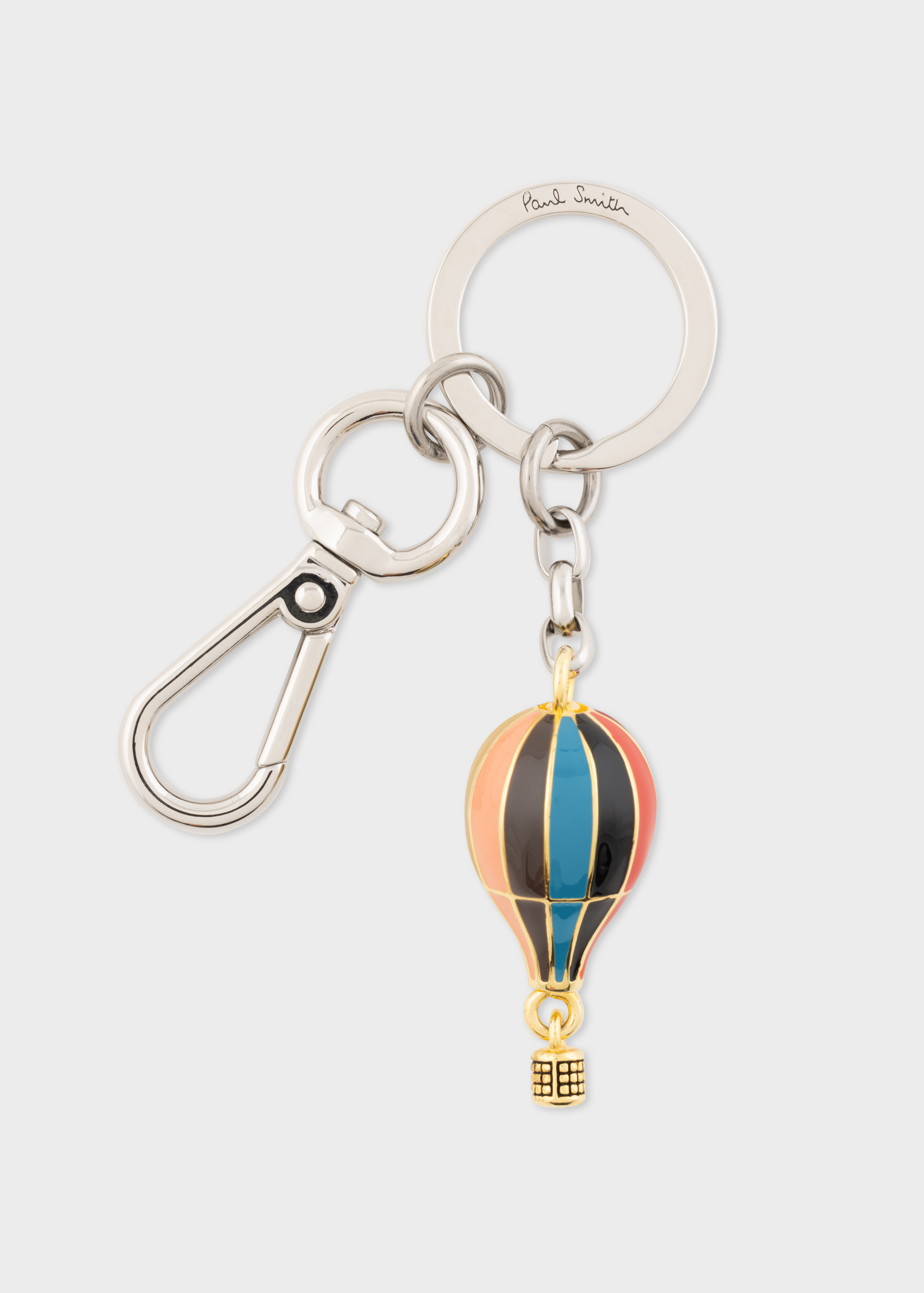 'Artist Stripe' Hot Air Balloon Keyring
