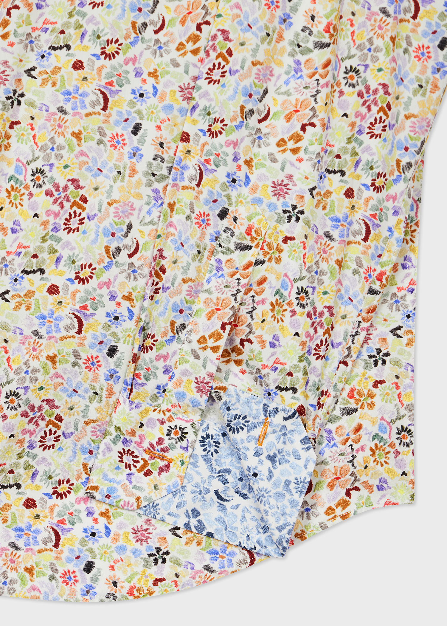 Paul Smith Tailored-Fit Multicolour 'Pencil Floral' Print Shirt | King ...