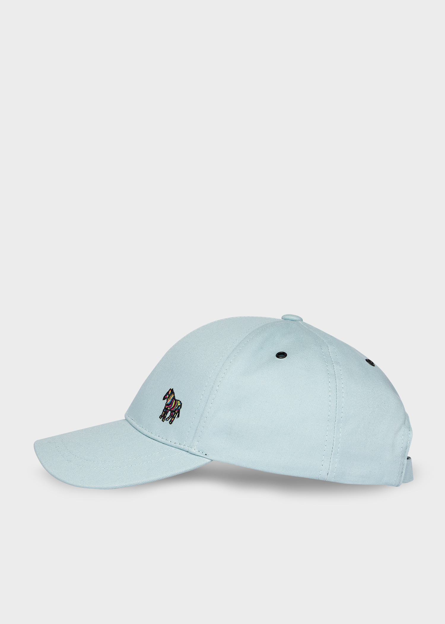 Men's Light Blue Zebra Logo Baseball Cap
