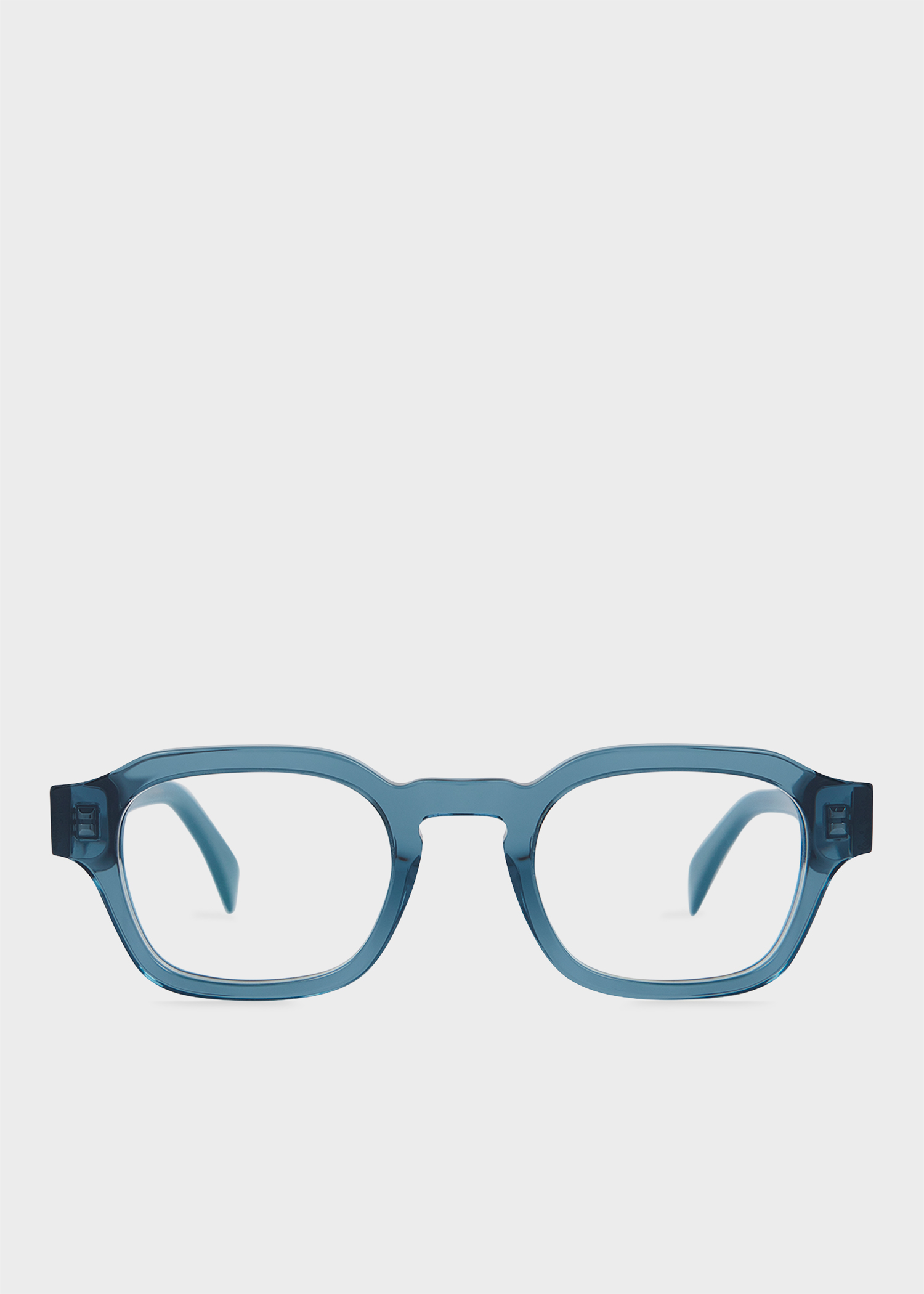 Transparent Blue 'Lexton' Spectacles