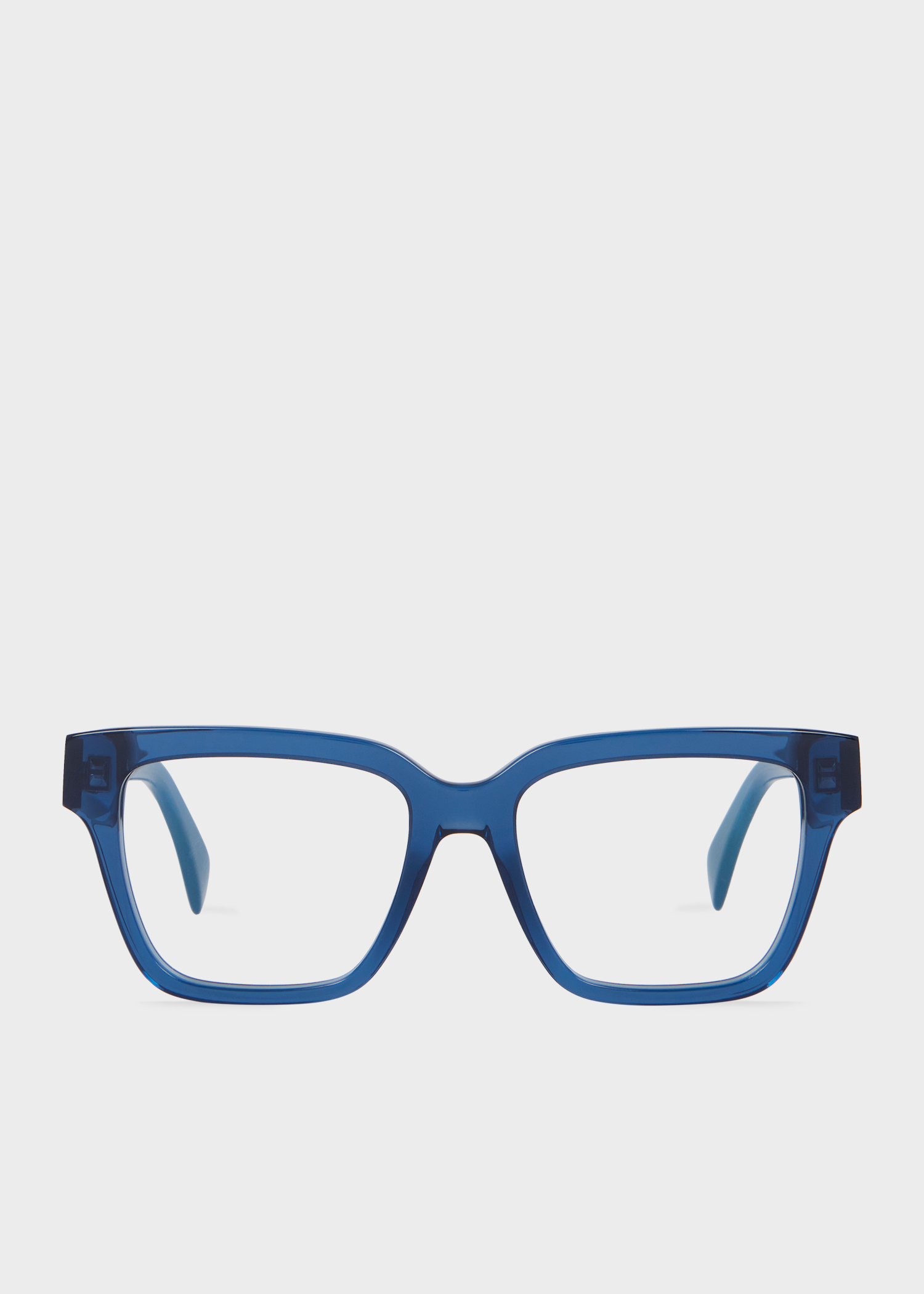 Transparent Blue 'Lisson' Spectacles