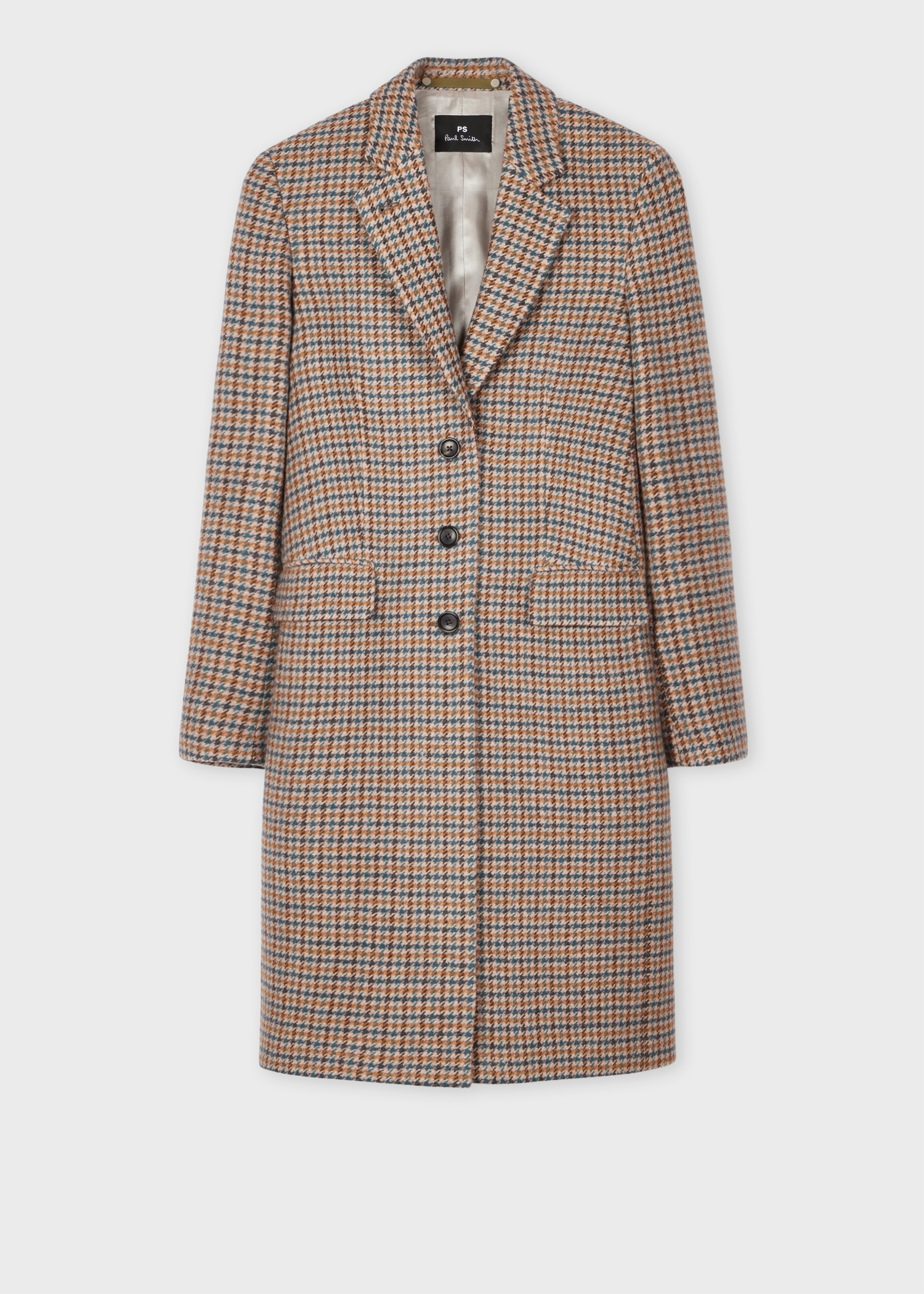 Women's Dogtooth Check Epsom Coat