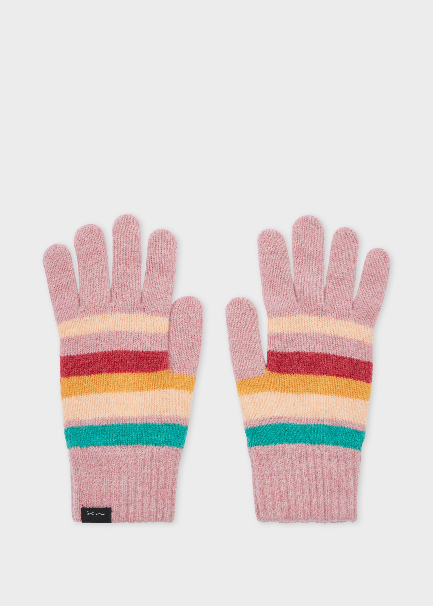 Women's Lambswool 'Swirl Stripe' Gloves Brand Paul Smith