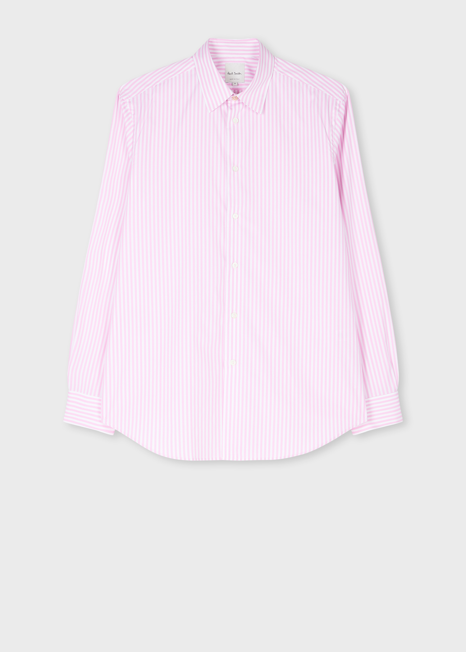 Pink Stripe Cotton Shirt