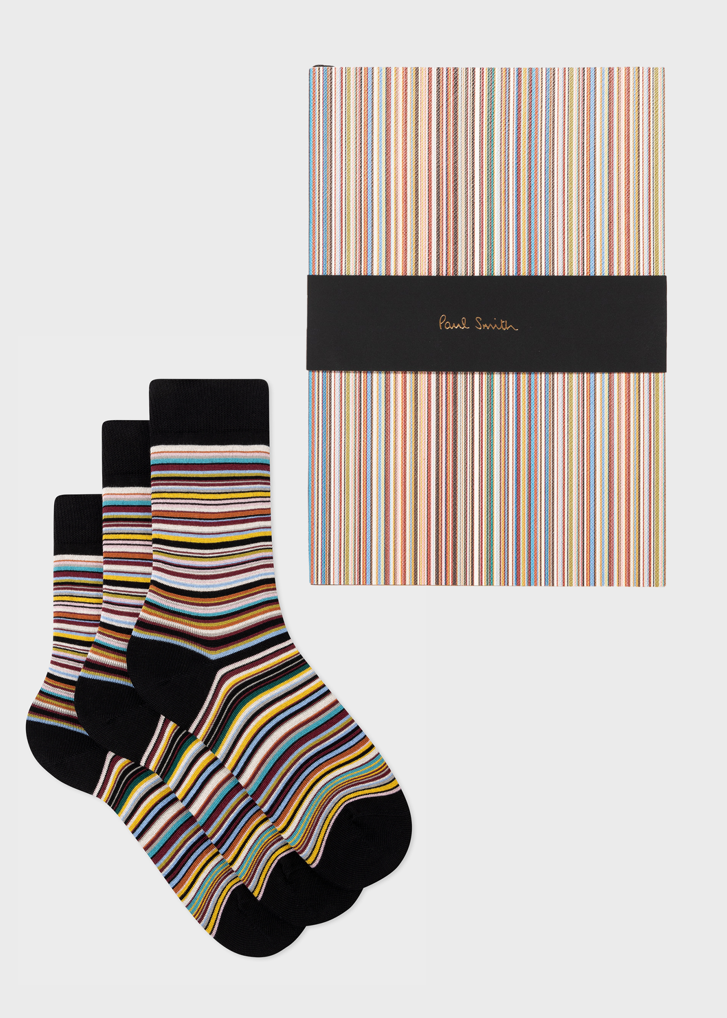 Women's Three Pack 'Signature Stripe' Socks & 'Signature Stripe ...