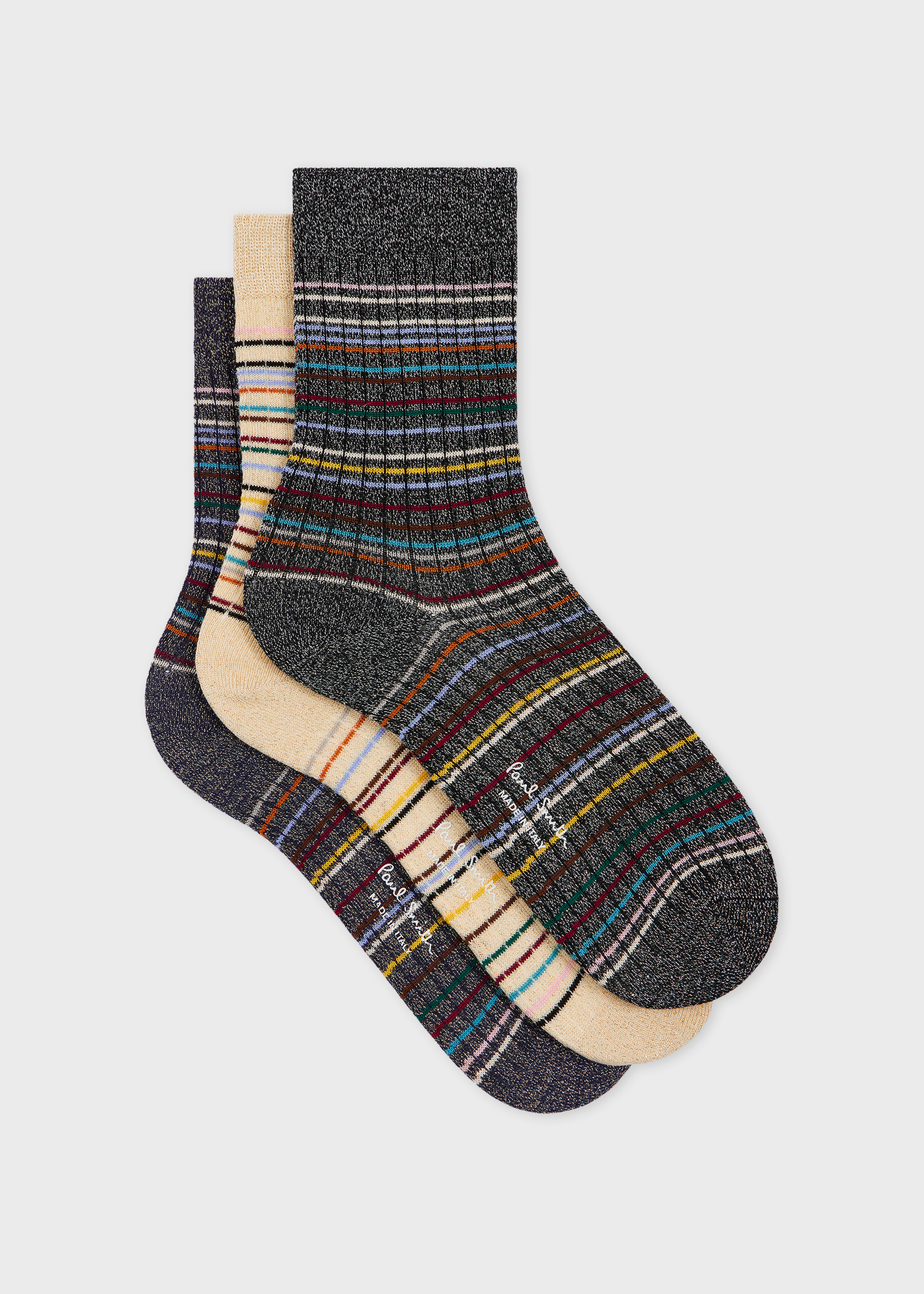 Women's 'Signature Stripe' Socks Three Pack