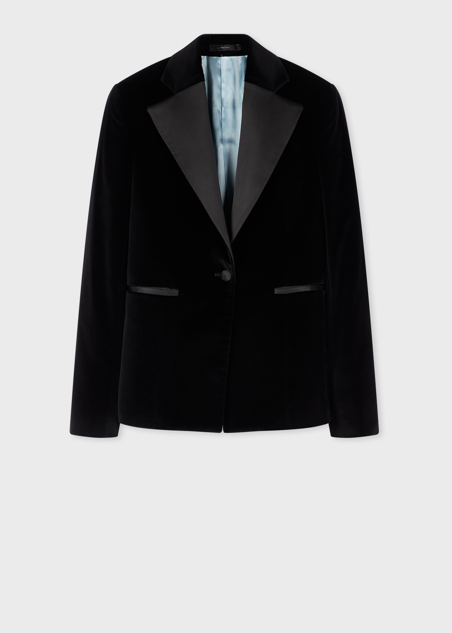 Women's Black Velvet Evening Blazer