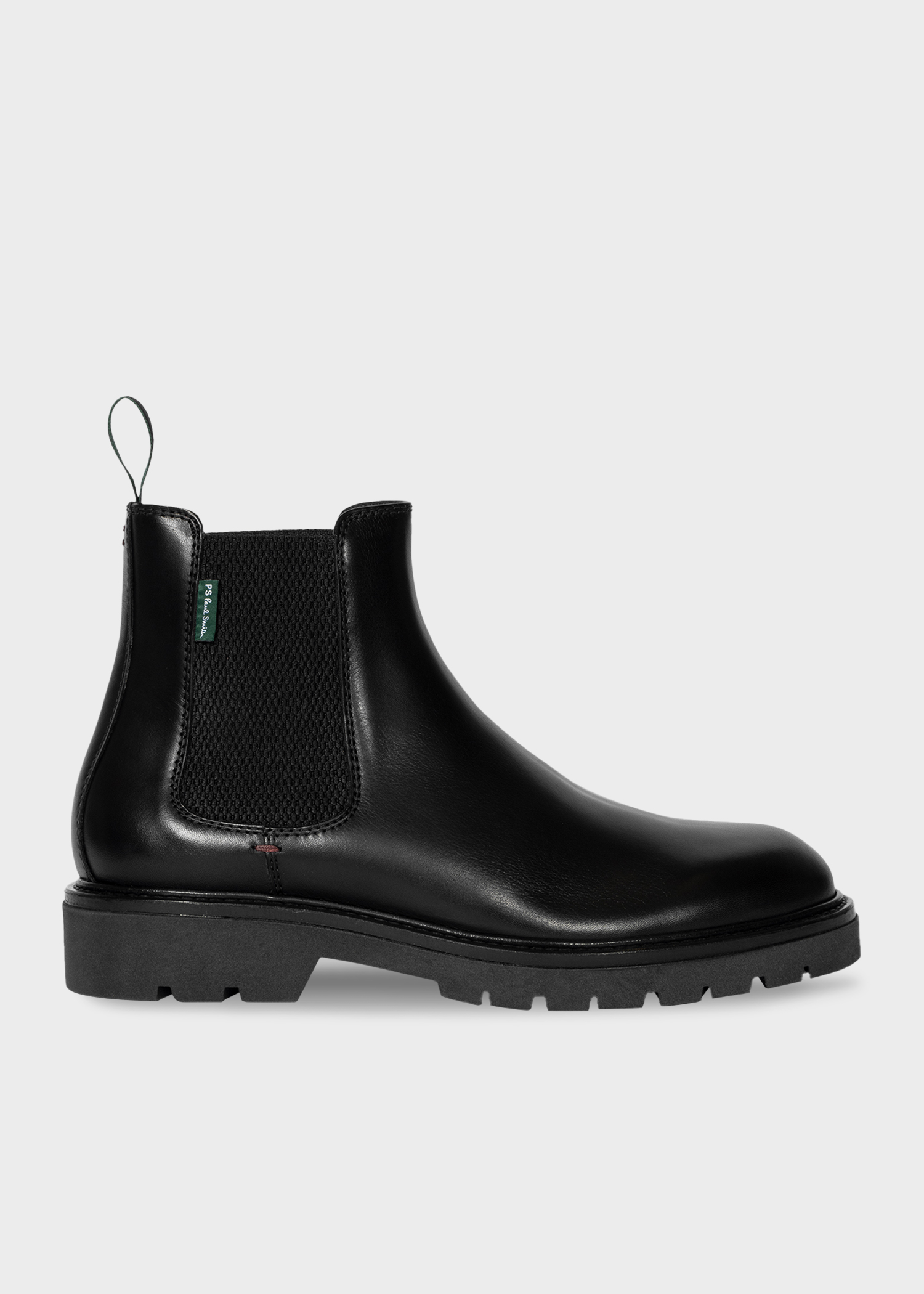 Men's Black Leather 'Xenon' Boots