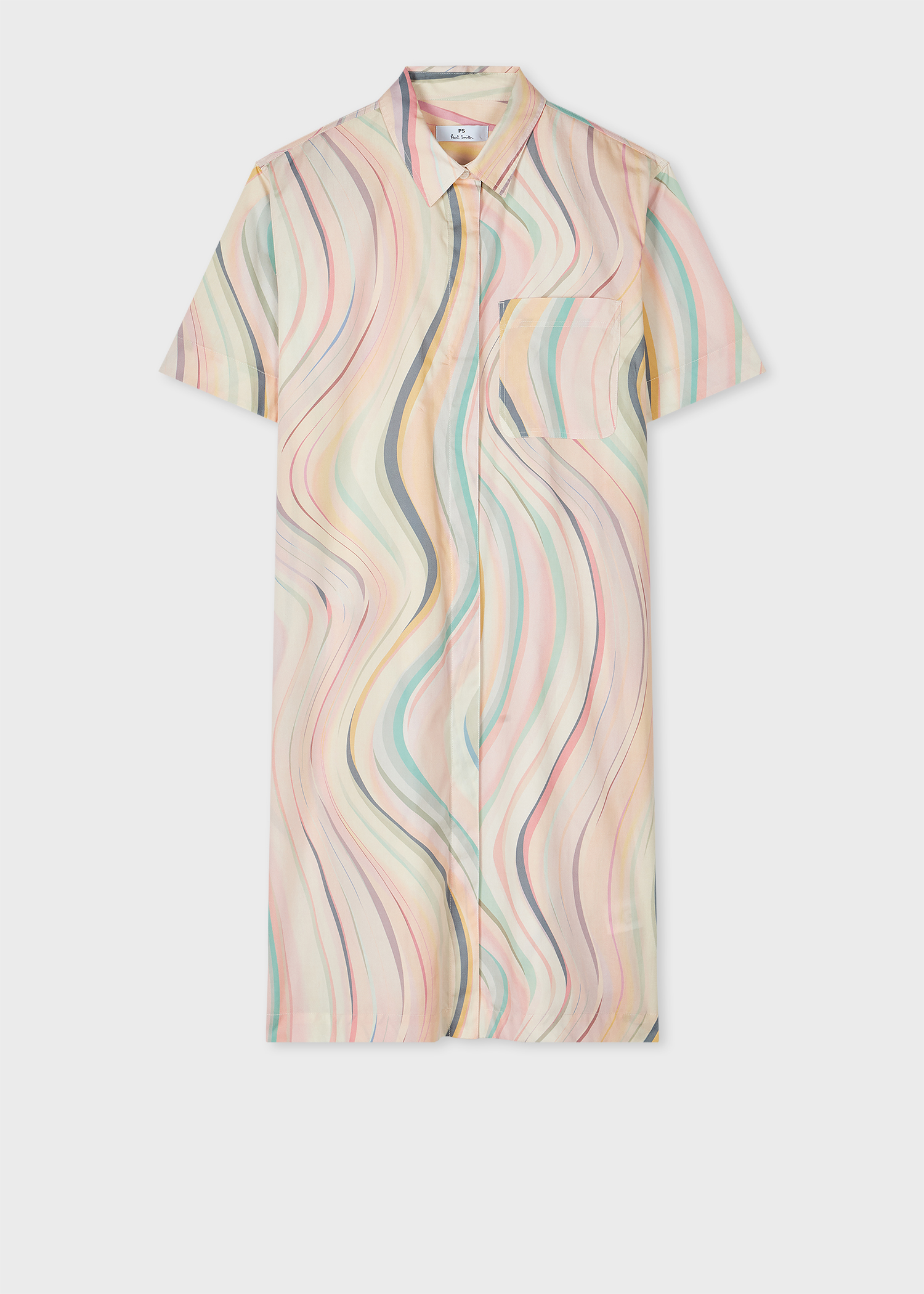 Women's 'Faded Swirl' Shirt Dress