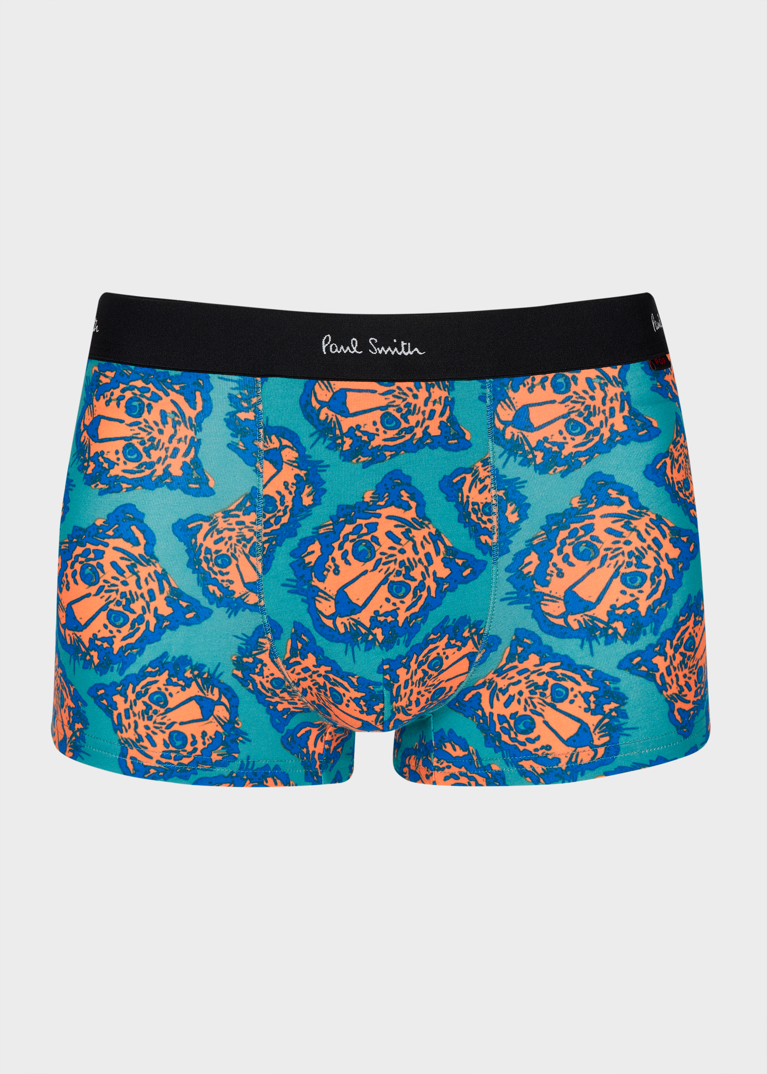 Men's Blue 'Tiger' Print Boxer Briefs