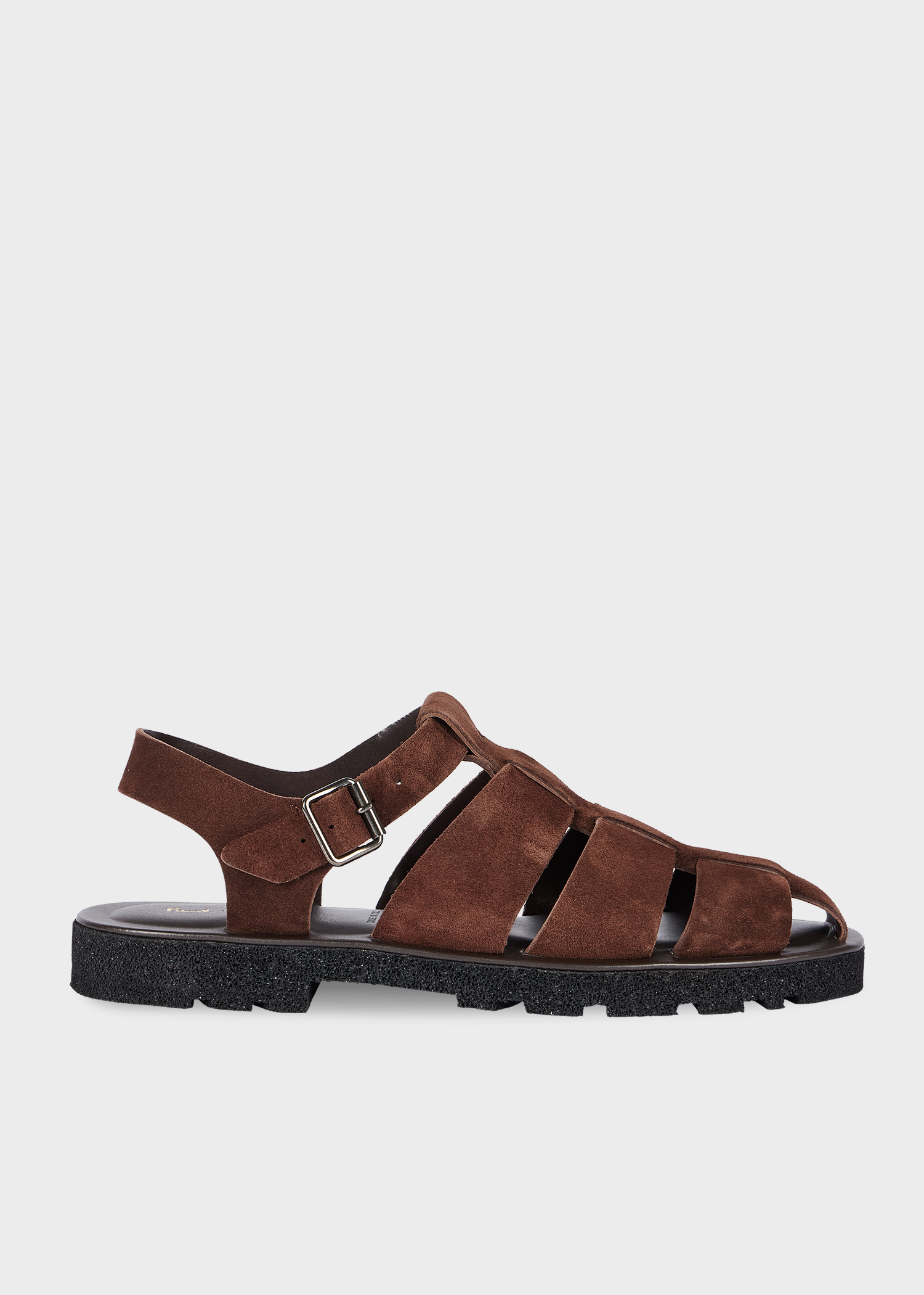 Men's Chocolate Brown Suede 'Sandoval' Fisherman Sandals