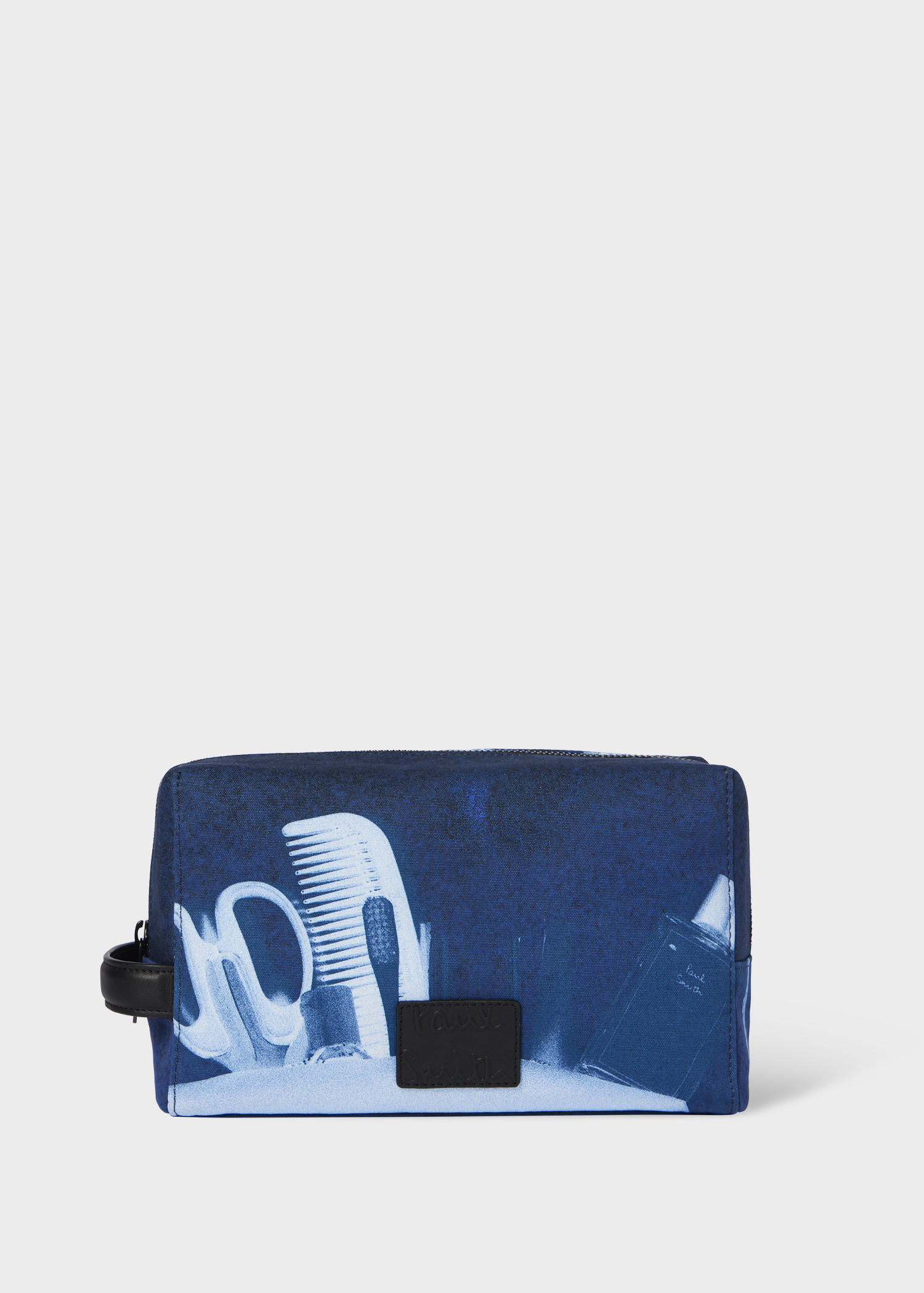 Men's Indigo Blue 'X-Ray Print' Washbag