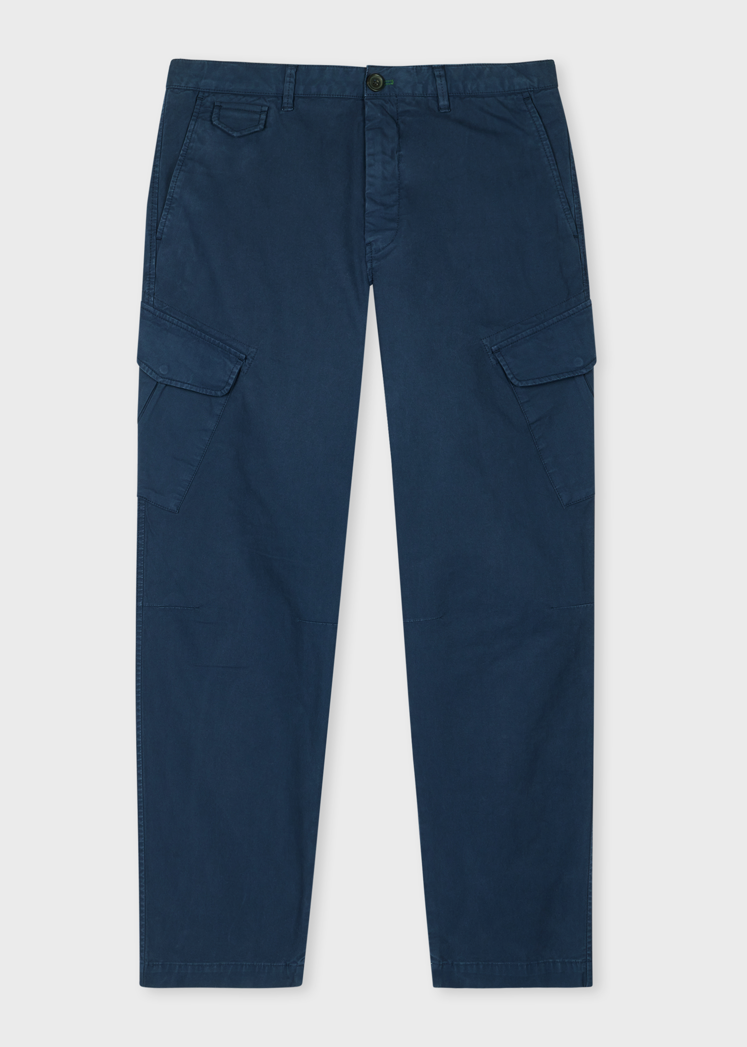 Navy Broad Stripe Zebra Cargo Trousers