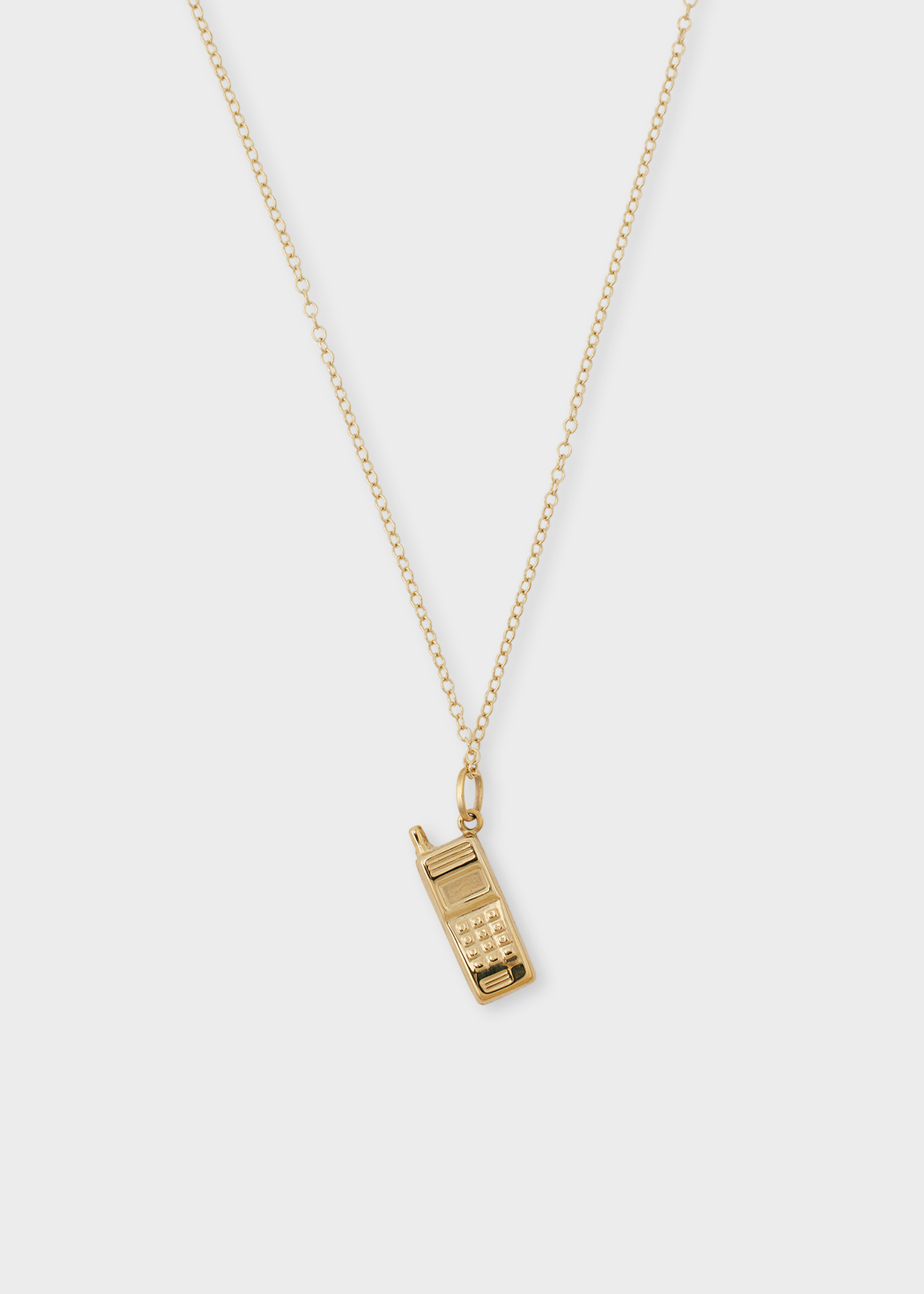 Gold Glorious Gold: Mobile Phone Necklace by Baroque Rocks