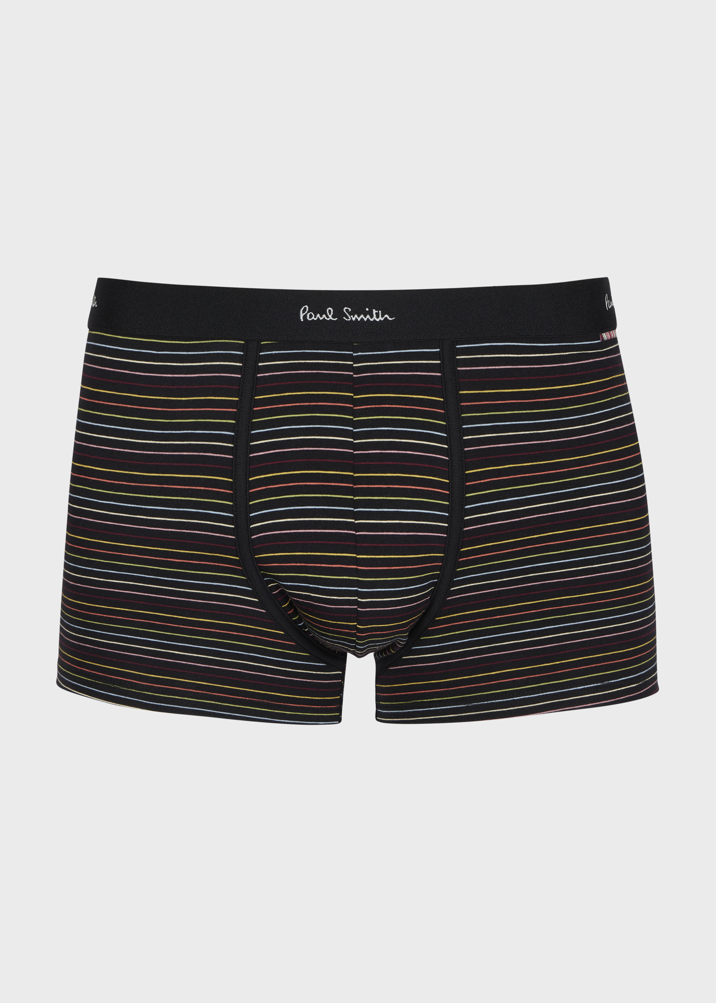 Men's Black Organic Cotton-Elastane Trunk Underwear Paul Smith